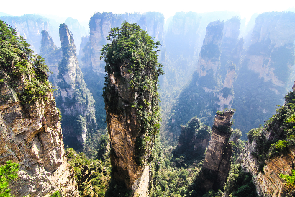 Las montañas de Tianzi en China: escenario de la película 'Avatar' - Mi ...
